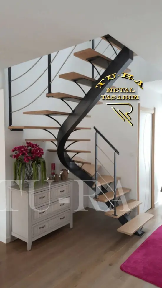 Demir Merdiven Modelleri - DEMİR DOĞRAMA, FERFORJE KORKULUK, ÇELİK ÇATI